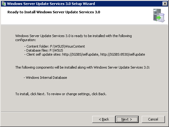 wsus installation 7 - Magwinya Wired
